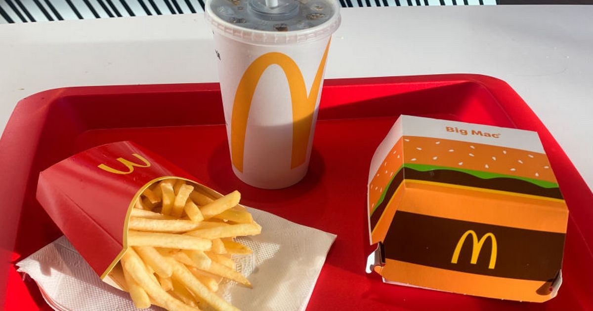 Difference between McDonald's medium and large meals…