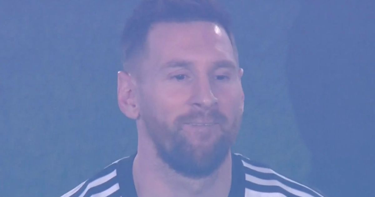 Lionel Messi holds back tears on emotional Argentina…