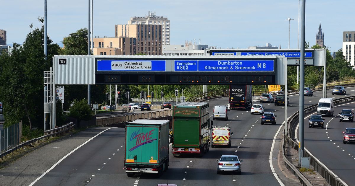 Glasgow M8 city centre speed limit could be cut to…