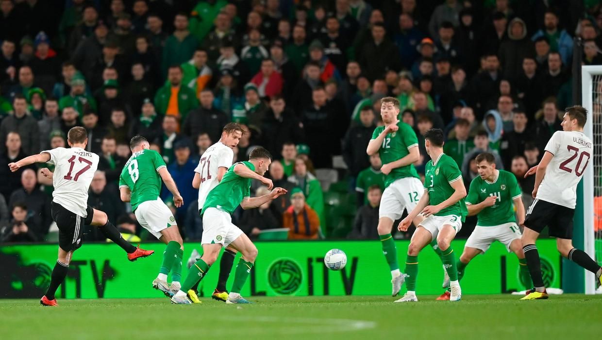 The nine long-range goals conceded by Ireland since…