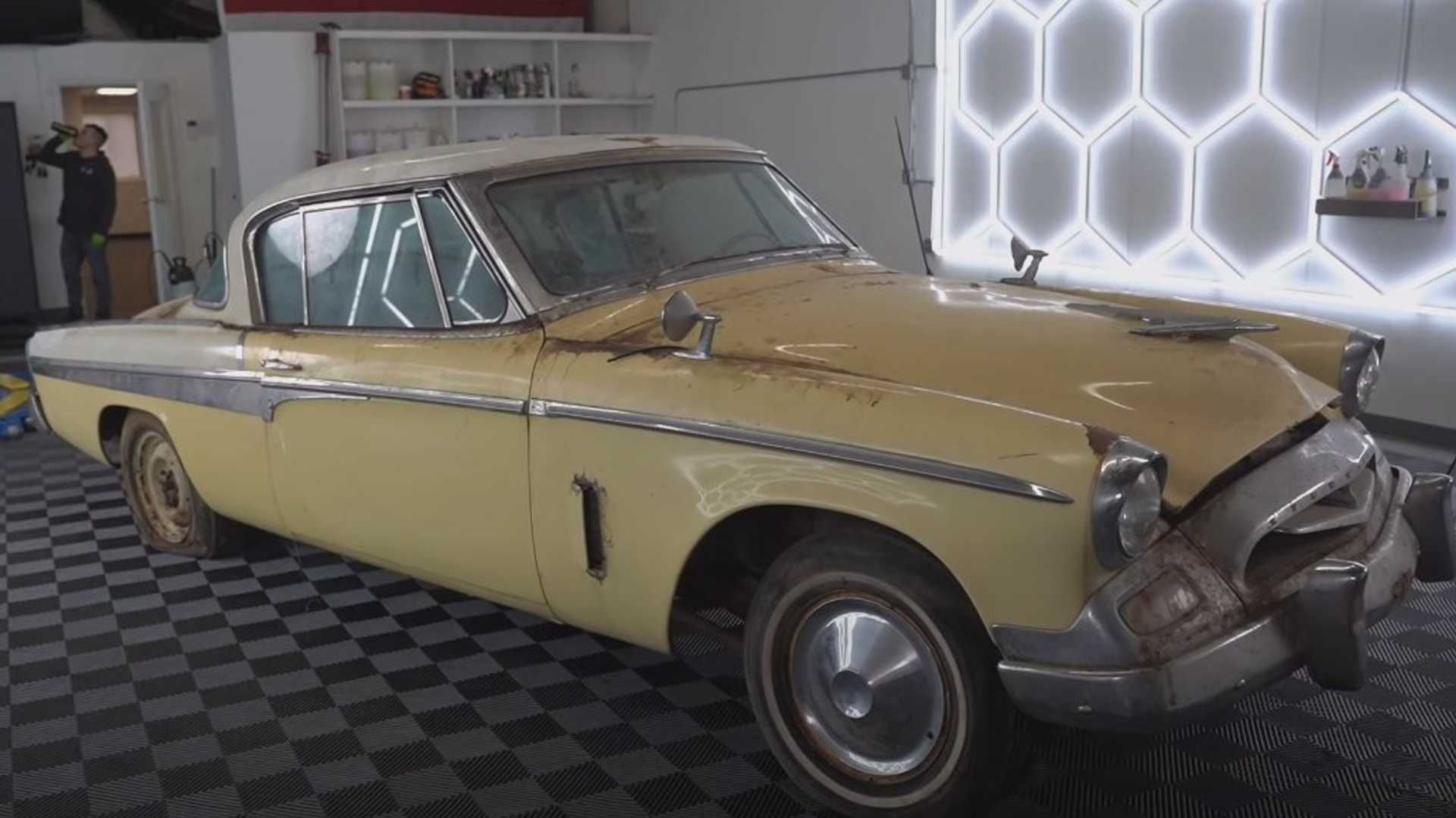 See Studebaker Stored In Shipping Container Get First…