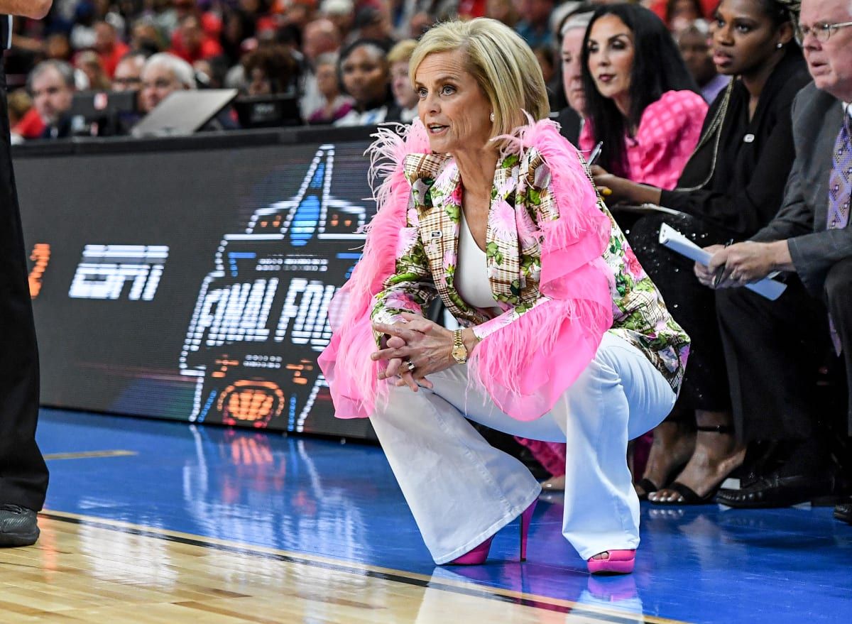 Miami’s Meier Jokes About Kim Mulkey’s Wild Wardrobe