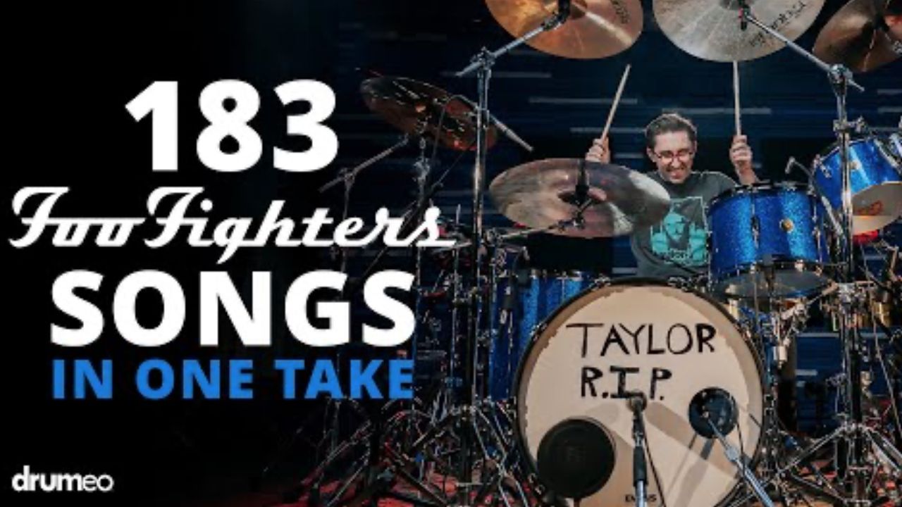 Drumeo's Brandon Toews plays every song Foo Fighters…