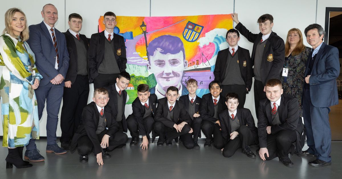 Belfast students creating magazine and mural exploring…