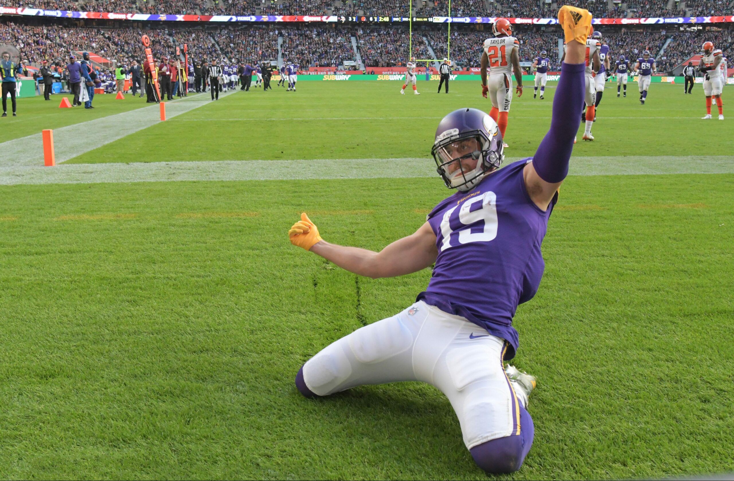 Photos of new Panthers WR Adam Thielen Photos of new Panthers WR Adam Thielen