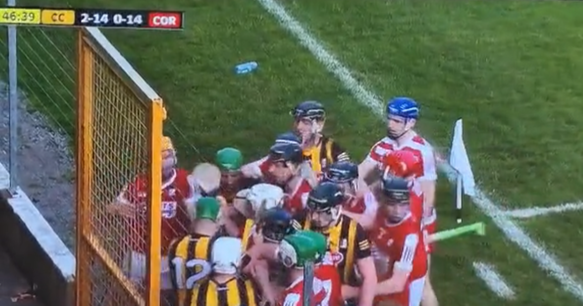 Ugly scenes as melee breaks out between Cork and…