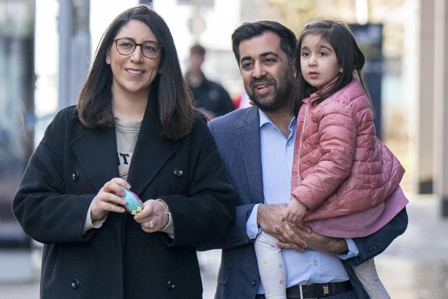 Who is Humza Yousaf's wife Nadia El-Nakla?