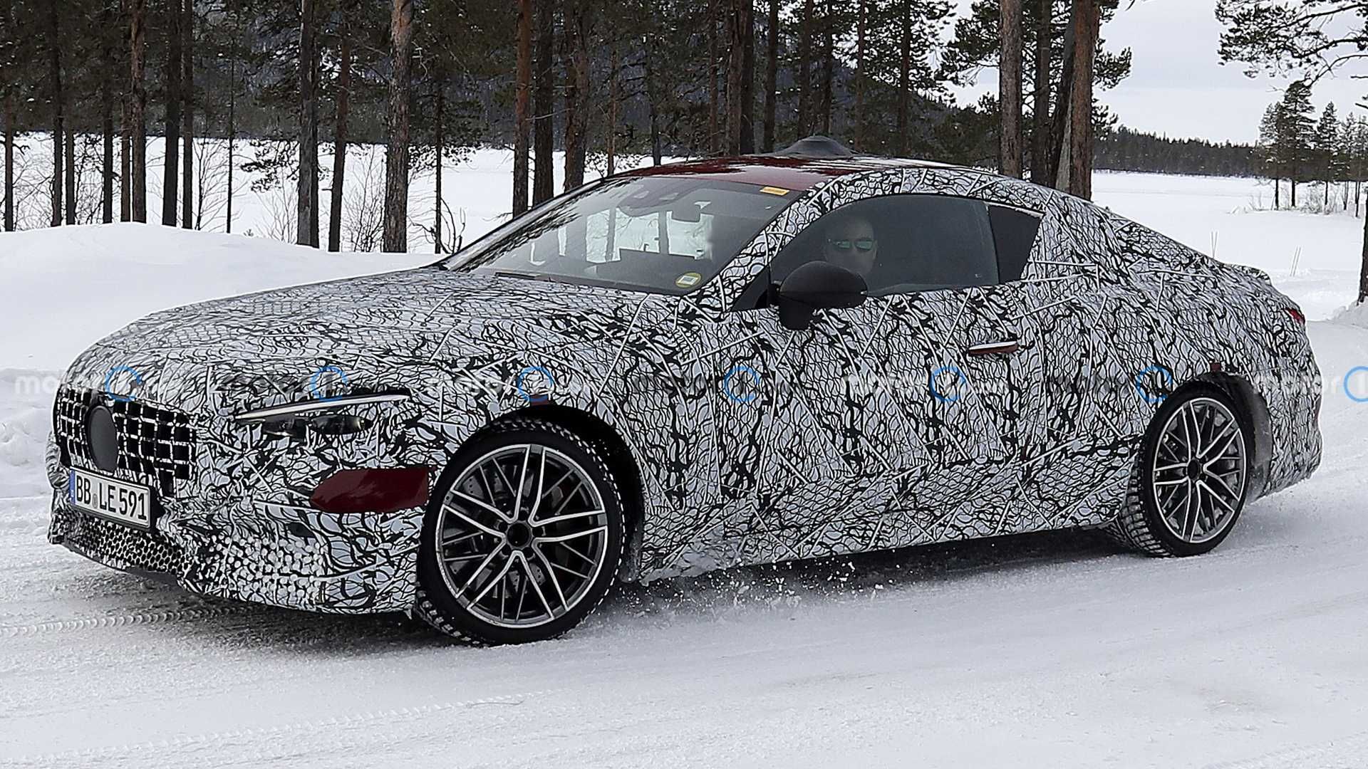 New Mercedes-AMG CLE63 Coupe Can’t Hide Quad Exhaust…