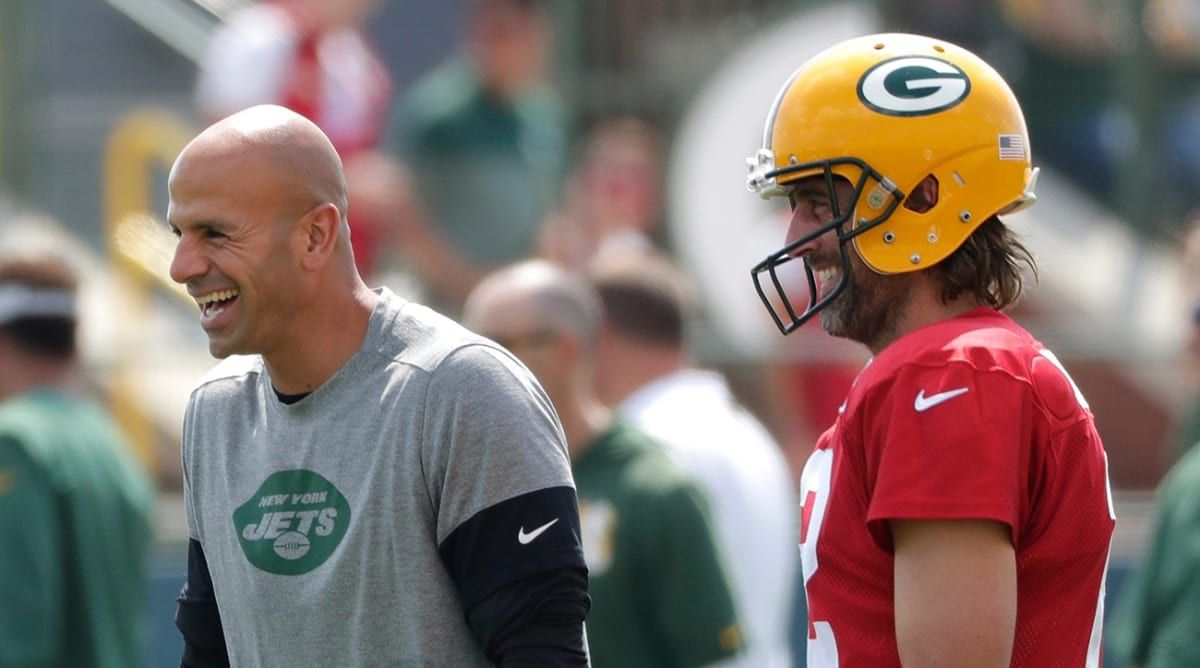 Jets Coach Robert Saleh Was Asked About Aaron Rodgers…