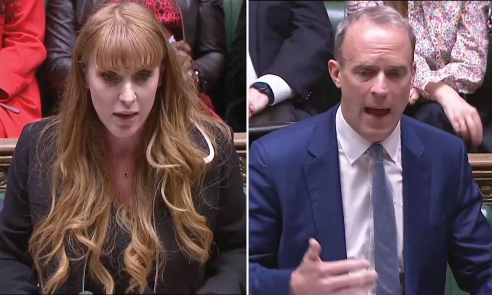 Angela Rayner mocks Dominic Raab over bullying claims… Angela Rayner mocks Dominic Raab over bullying claims…