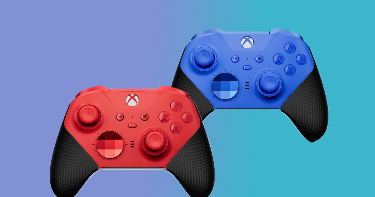 Xbox Elite Series 2 controllers red and blue: release…