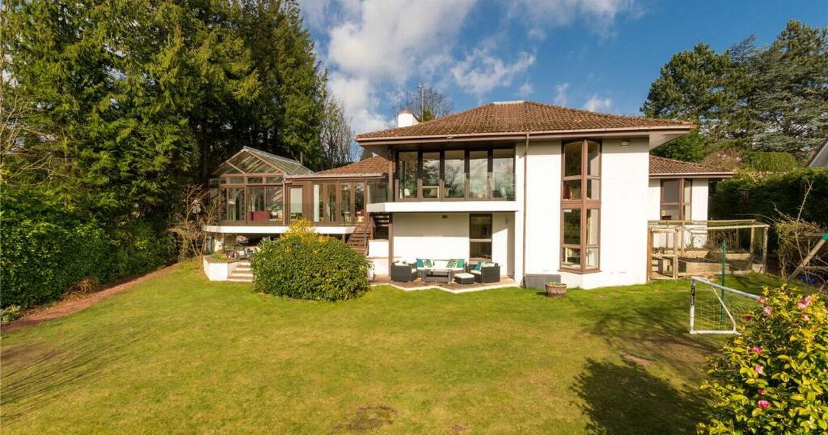 Edinburgh millionaire mansion with goalposts, marquee…