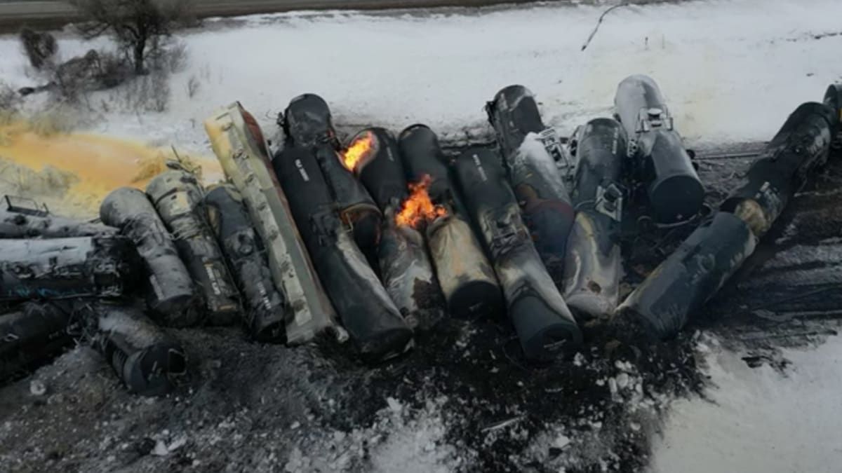 Horror: Another U.S. Train Derails With Flaming…