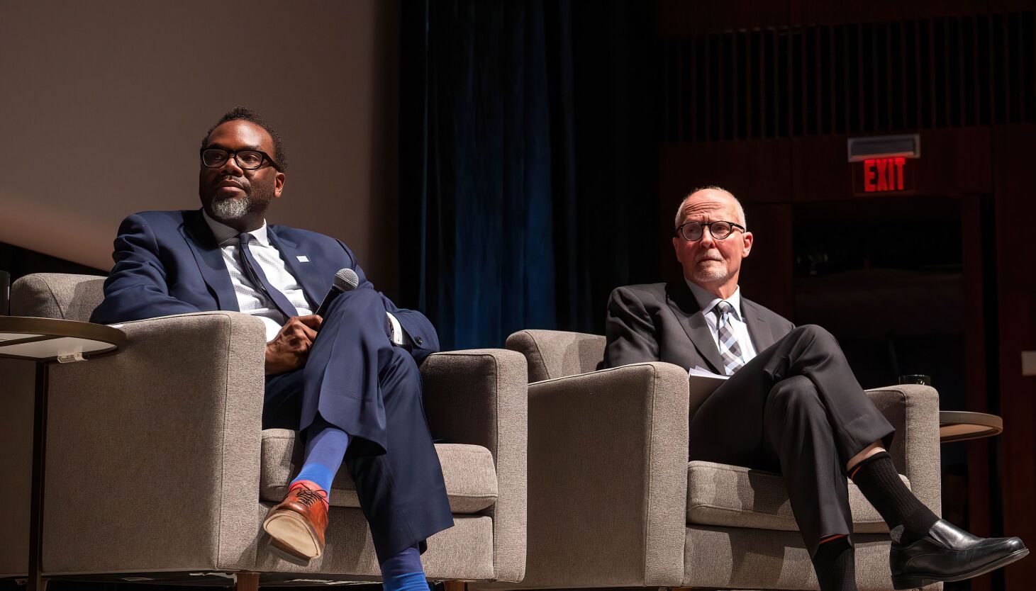 Johnson, Vallas weigh in on Trump, Arwady — and WBEZ…