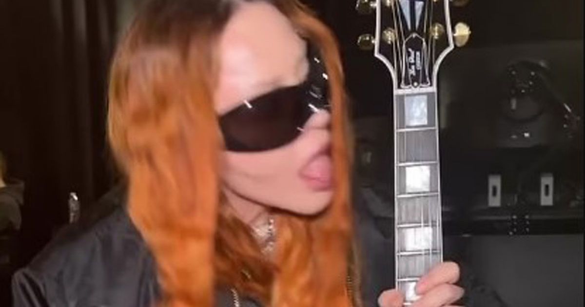 Madonna licks her guitar as she adds more dates to…