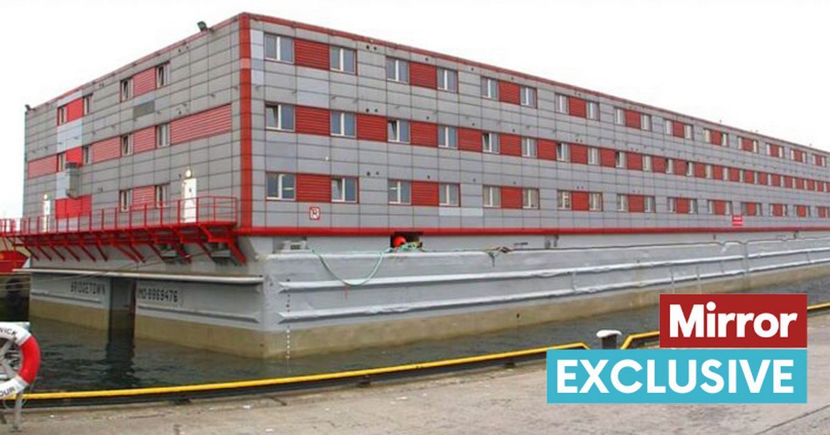 Pictured: Three-storey barge that could become…