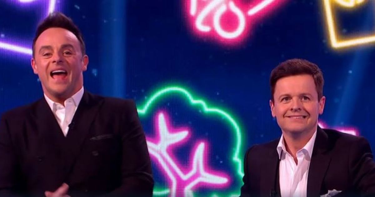ITV Ant and Dec Saturday Night Takeaway feature sparks…