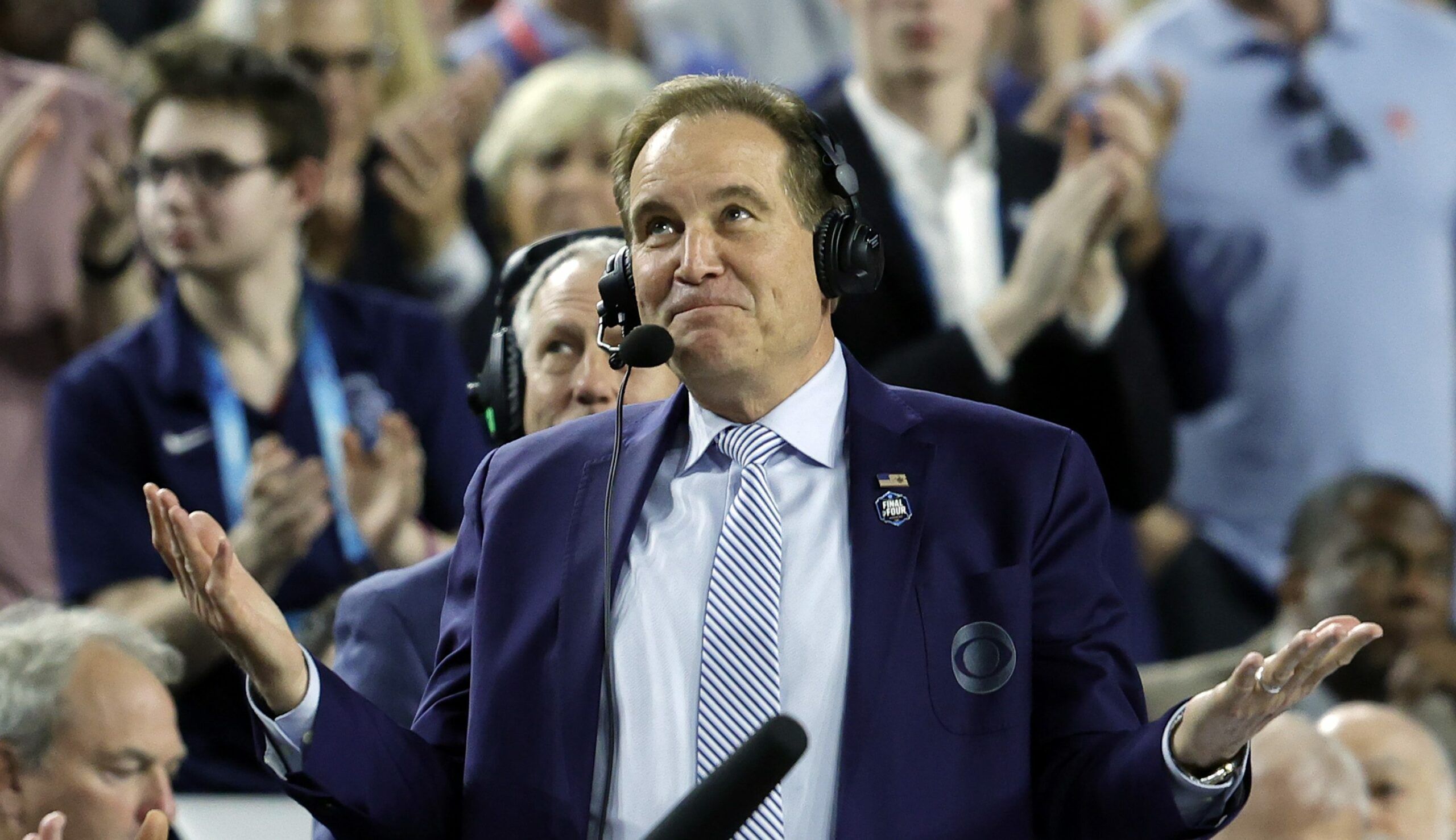 See CBS’ touching tribute to Jim Nantz for his final…