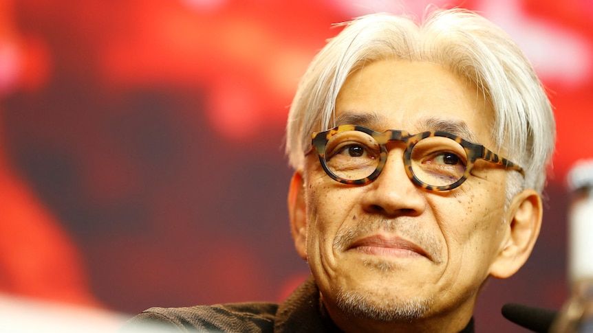 Japanese musician and composer Ryuichi Sakamoto of…