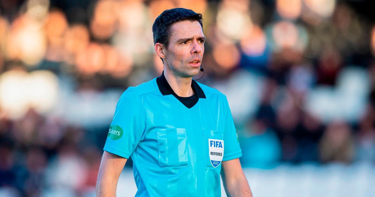 Kevin Clancy referee for Celtic vs Rangers with Nick…