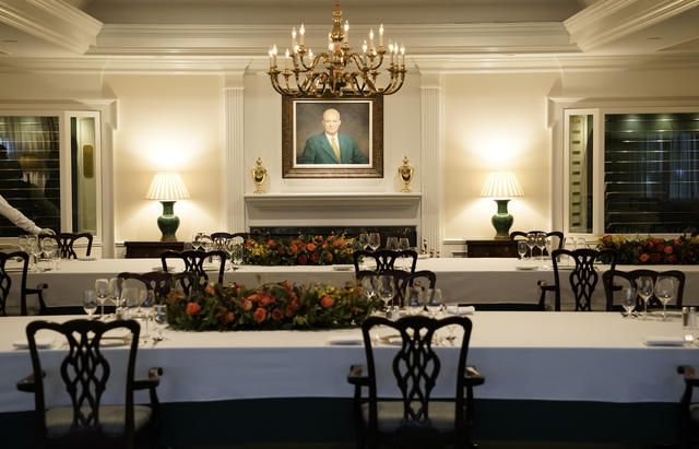 Masters Champions Dinner menus over the last 30 years