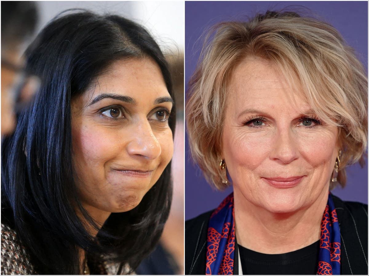 Jennifer Saunders says Suella Braverman has blocked…