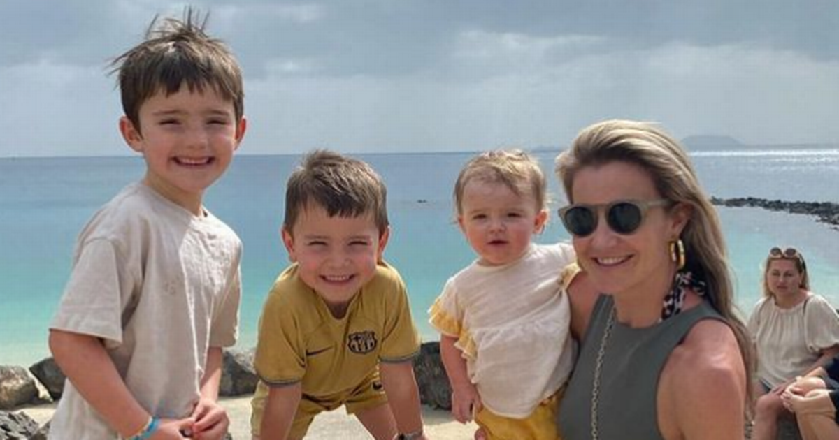 Helen Skelton enjoys family day out as ex Richie Myler…