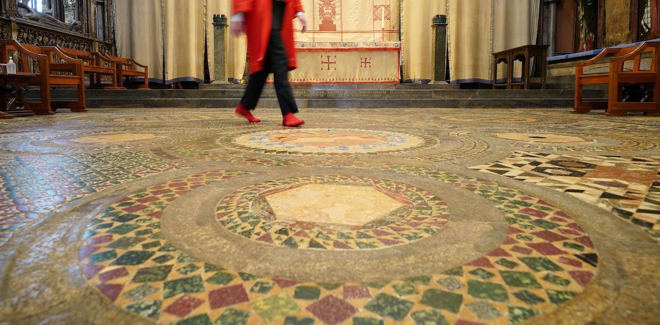 Cosmati pavement: walk on the 755-year-old floor where…