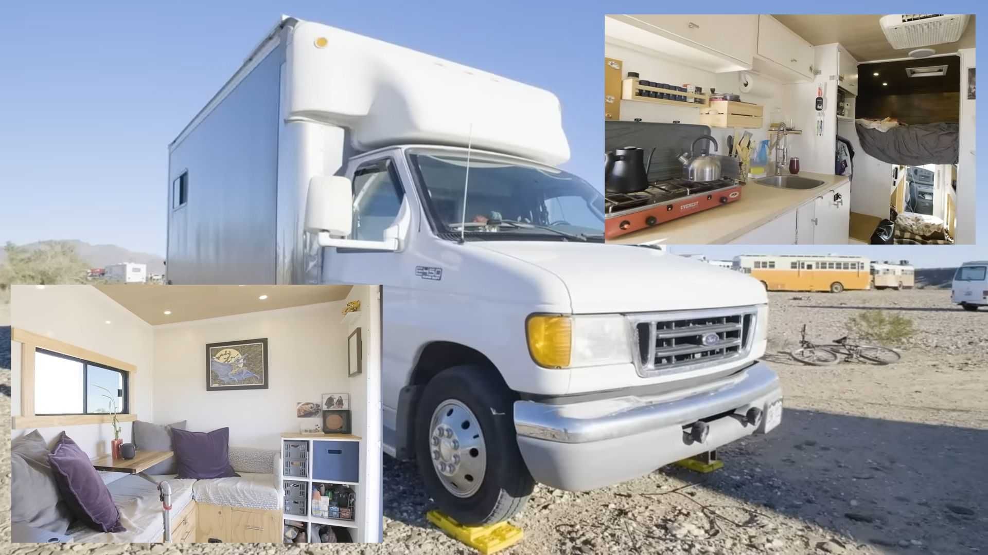 Ford Box Van Camper Conversion Has Interesting Layout,…