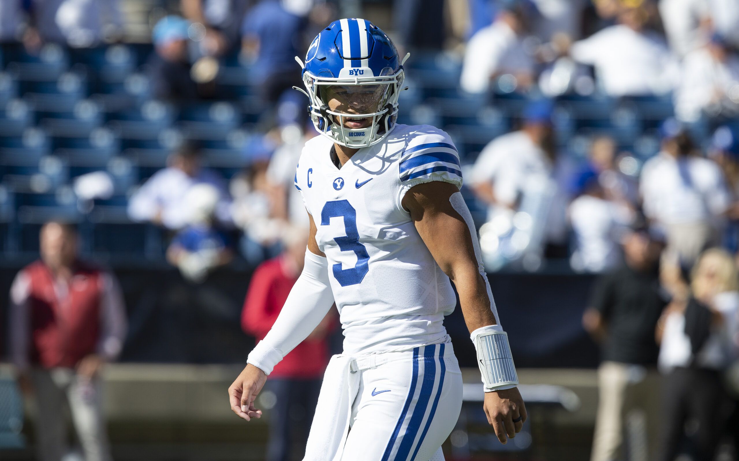 Report: Colts conducted workout with BYU QB Jaren Hall