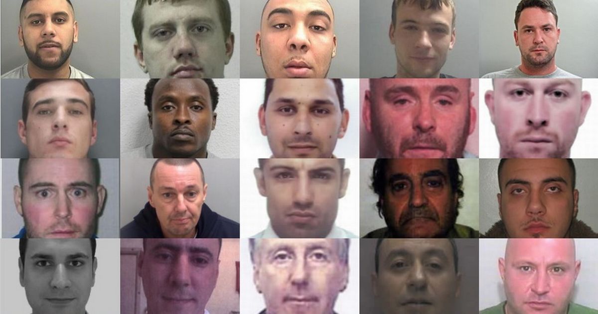 The 24 most wanted men in the UK - who the public are…