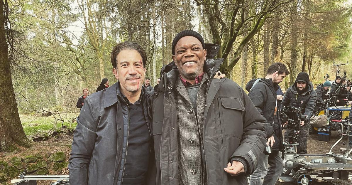 Samuel L. Jackson beams beside Scots actor Gianni…