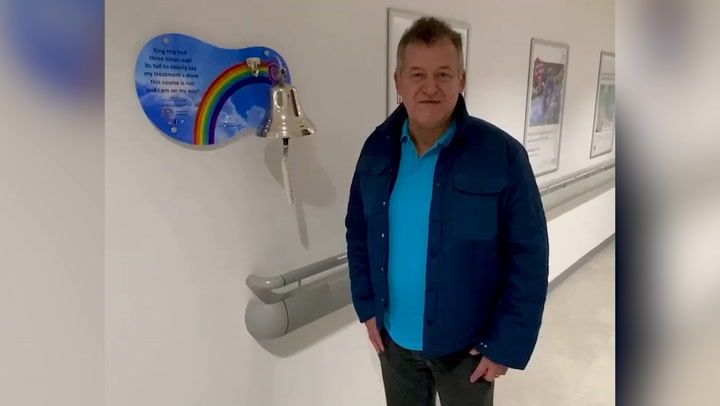 Paul Burrell rings hospital bell as he completes…