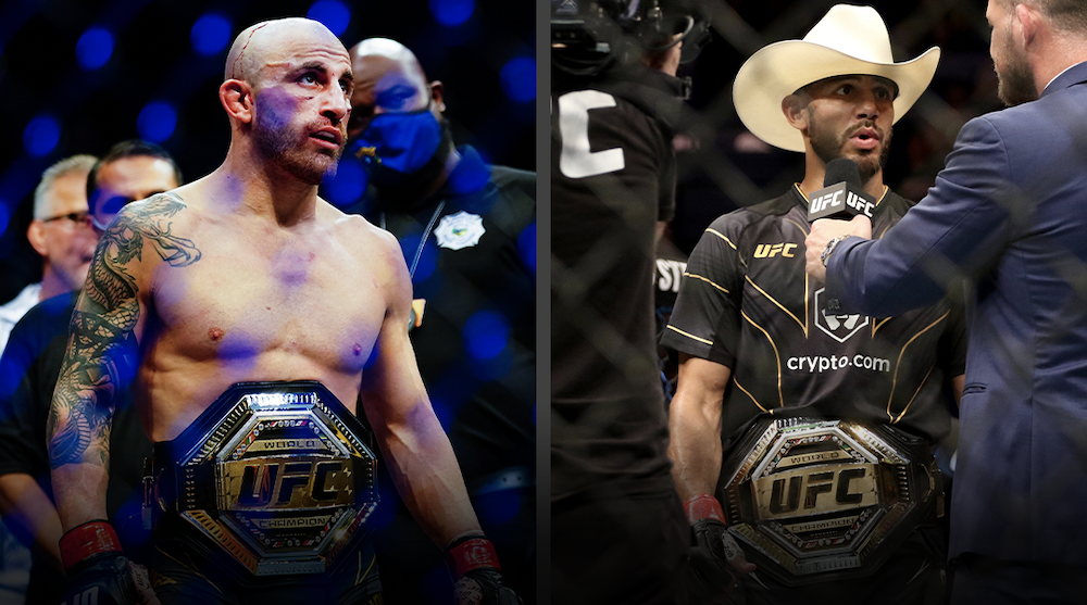 Alexander Volkanovski vs. Yair Rodriguez title unifier…