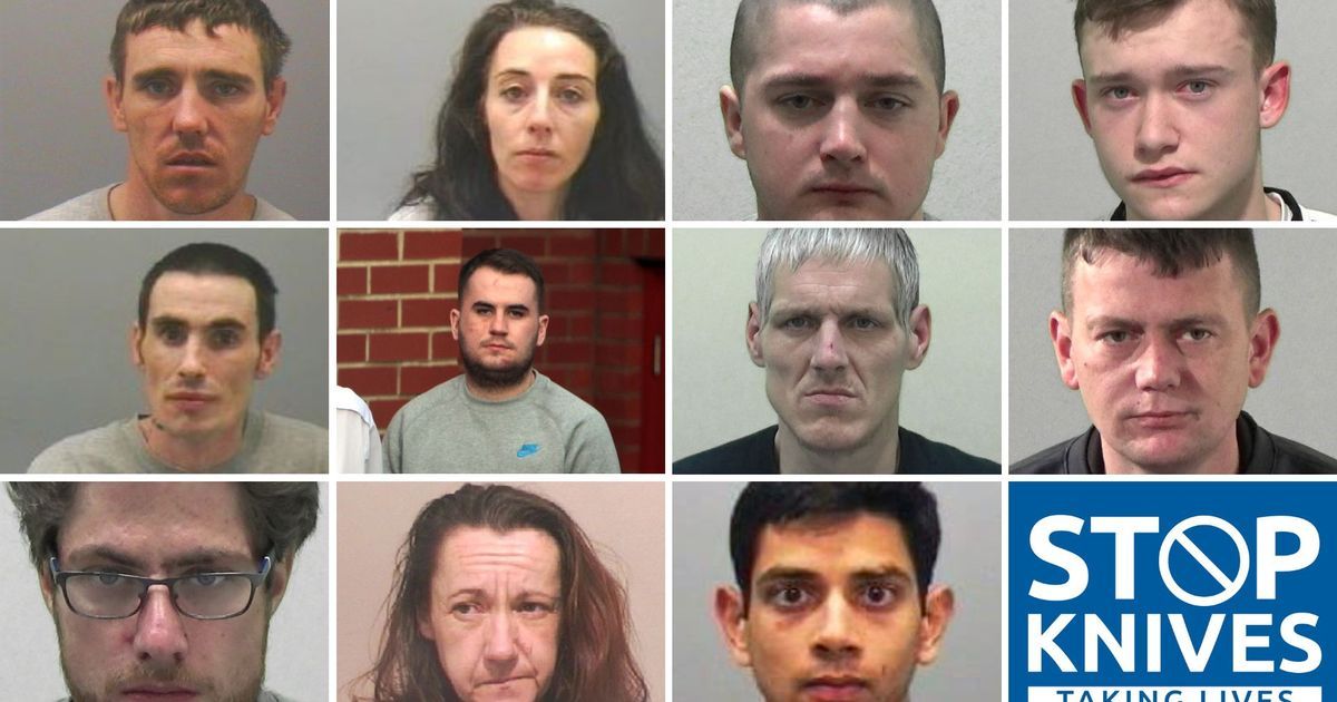 The faces of brutal killers serving long sentences…