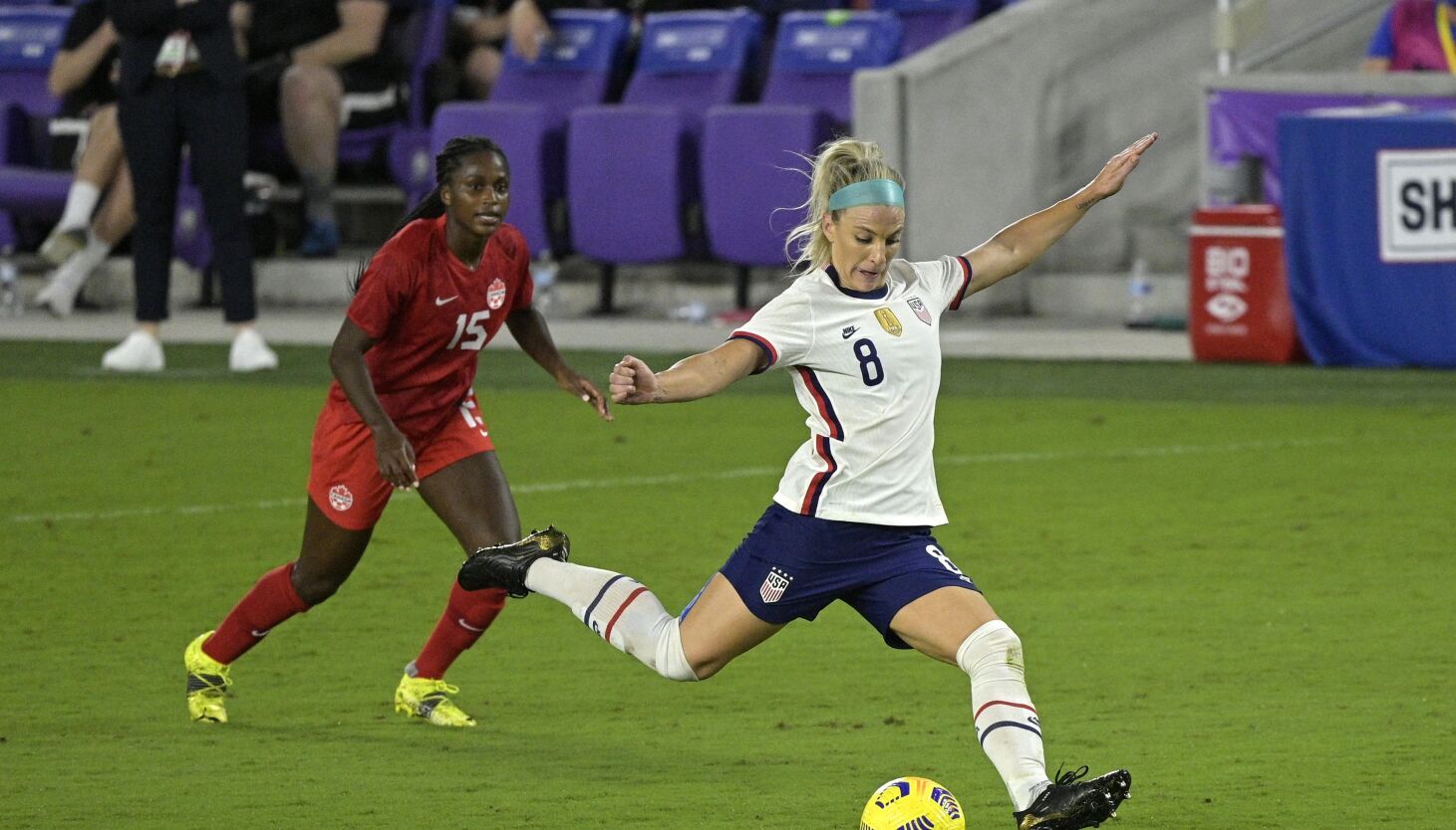 Julie Ertz Joined By Former Red Stars Teammates In…