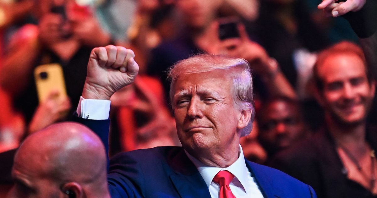 Donald Trump makes surprise appearance at UFC 287 days… Donald Trump makes surprise appearance at UFC 287 days…