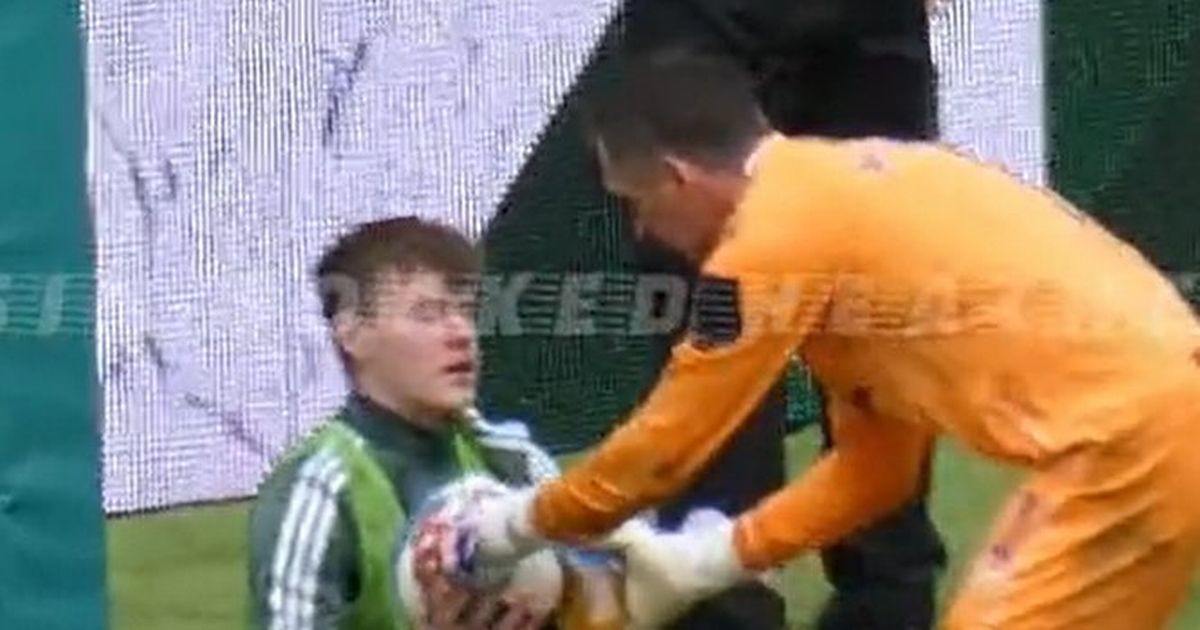 Celtic ball boys goad Allan McGregor as Rangers keeper…