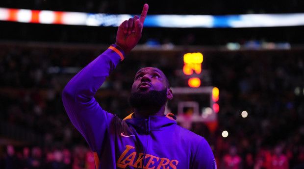 LeBron Celebrates Game-Ending Three With Crowning…