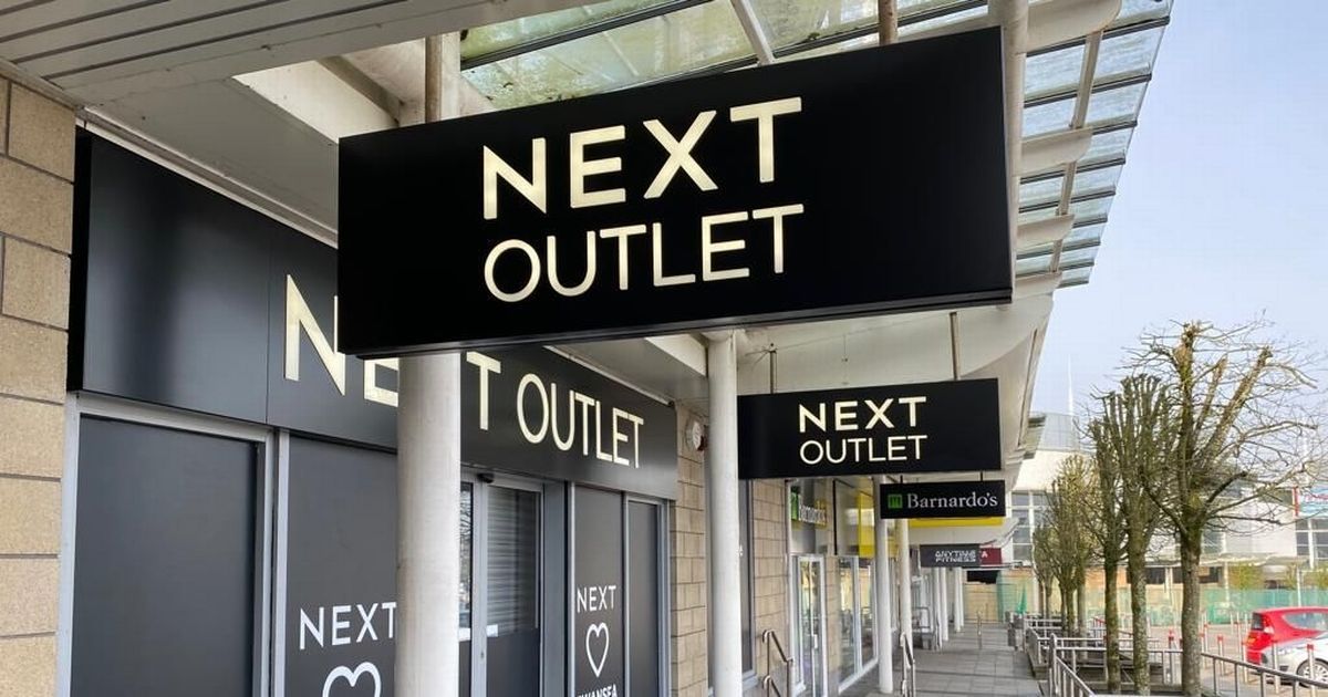 This is when the new Next Outlet store will open at…
