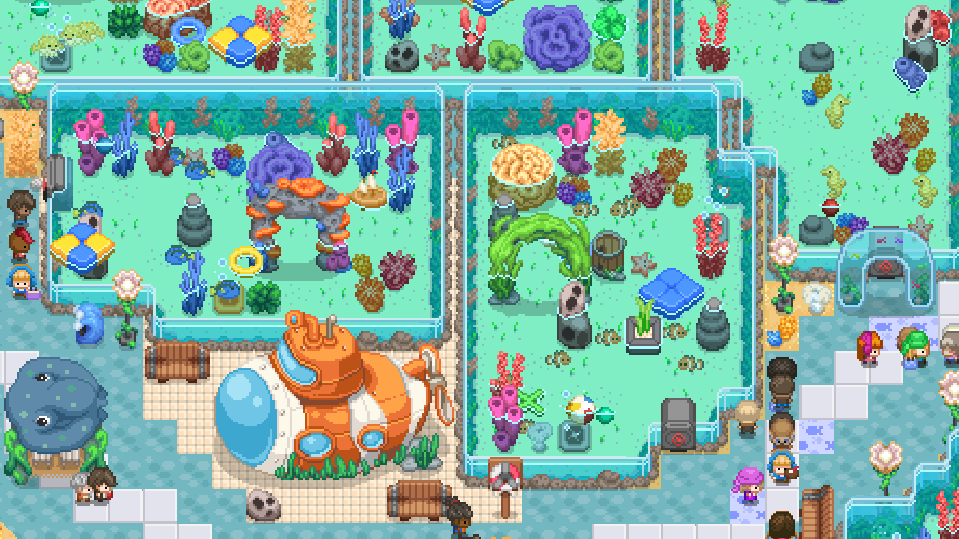 Let's Build a Zoo will soon let you build an aquarium,…