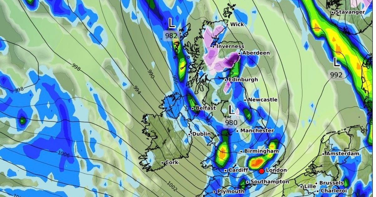 Storm Antoni barrels across Britain with yellow…