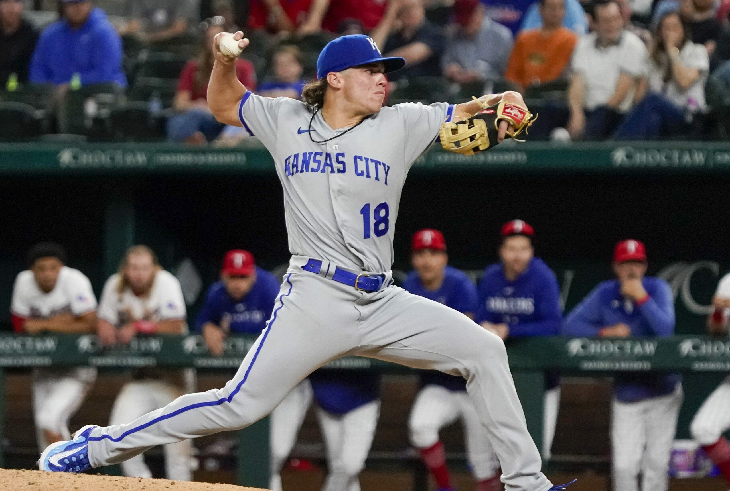 Royals position player Nate Eaton struck out Adolis…