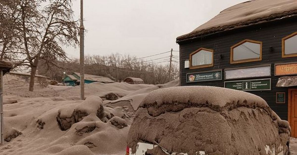 Volcano engulfs villages in ash for miles in…