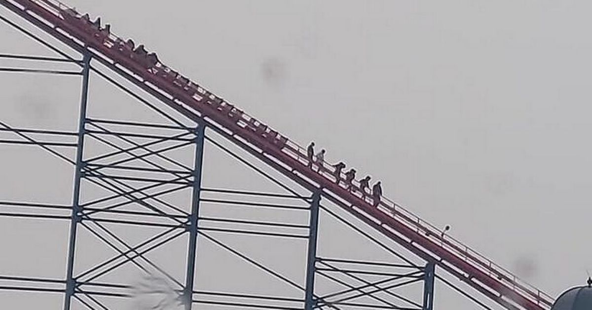 Blackpool's The Big One rollercoaster breaks down as…