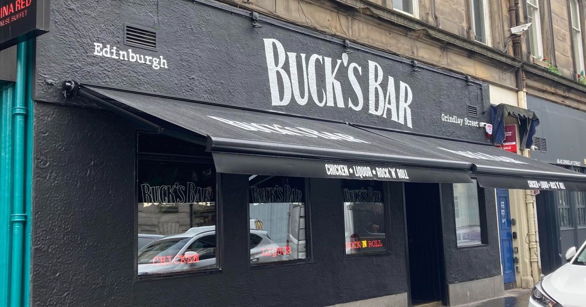 First Look at Edinburgh's epic new Buck's Bar as it…