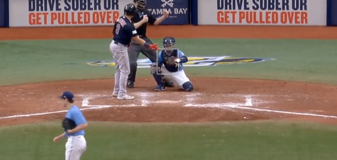 The Rays’ Kevin Kelly threw a perfect pitch with 23…