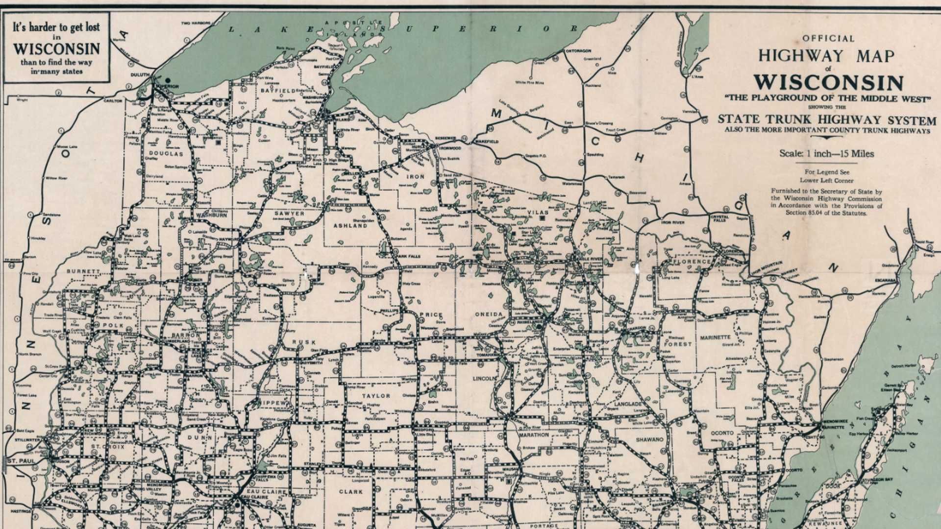Wisconsin Shares Old Road Maps Online Going Back Over…