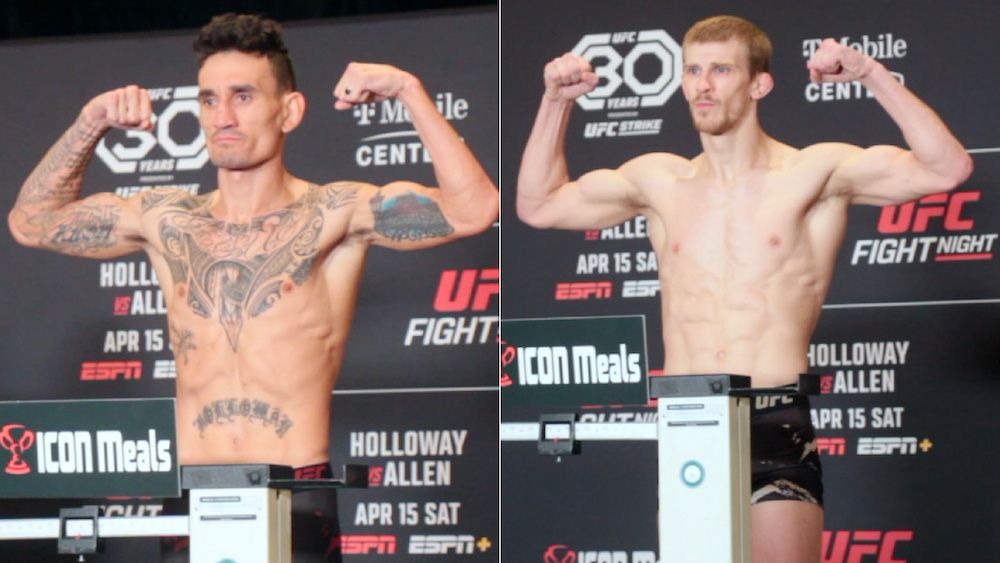 UFC on ESPN 44 official weigh-ins video: Max Holloway,…