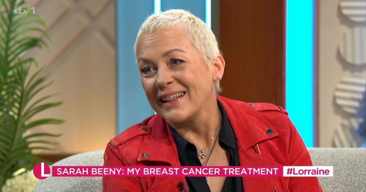 TV presenter Sarah Beeny shares emotional cancer…